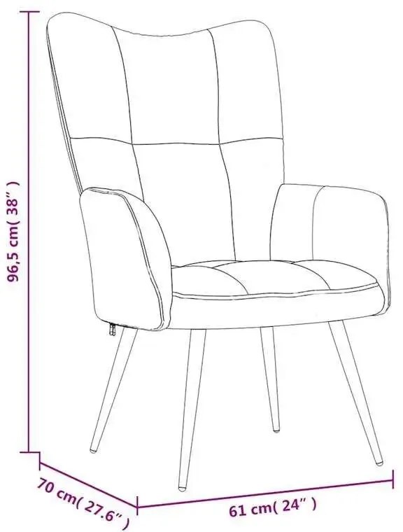 Křeslo ušák, relaxační, s podnožkou, černá, žlutá, NoBi KOMODO 2