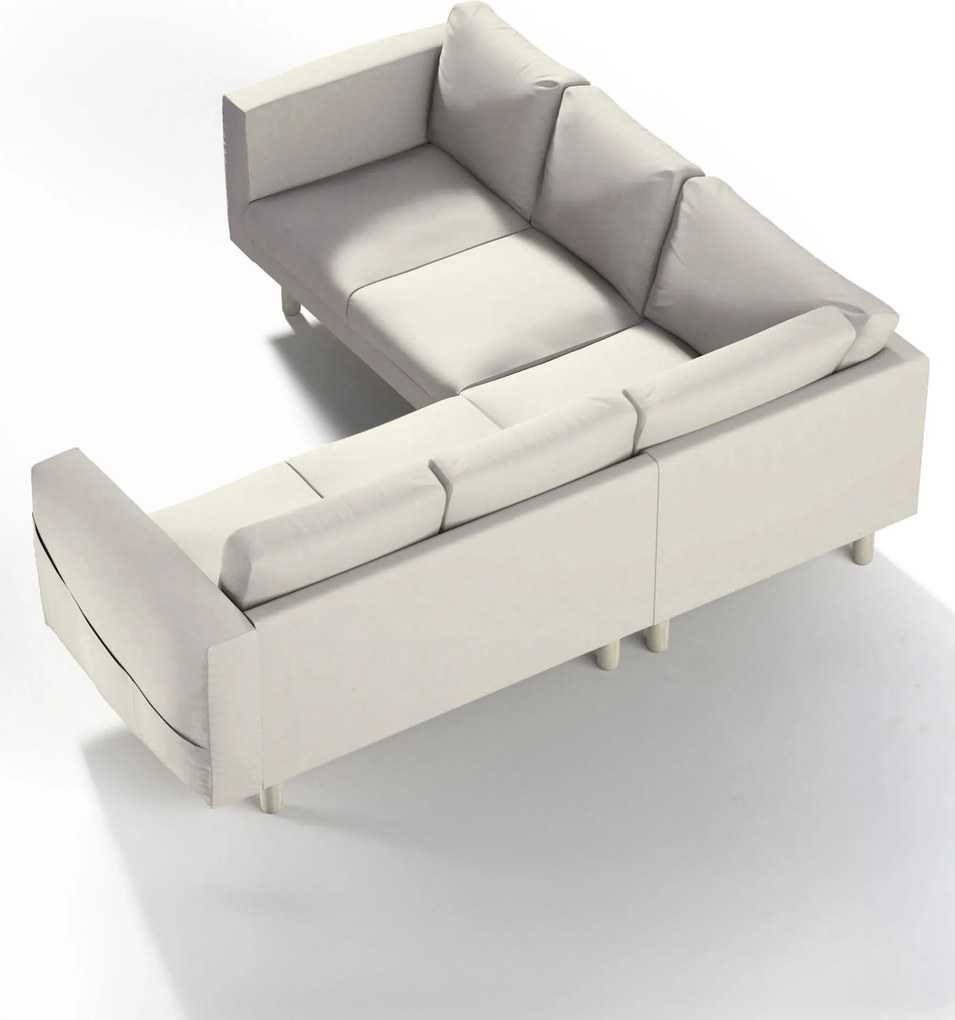 Potah na pohovku IKEA Norsborg rohová 4-místná barva šedá