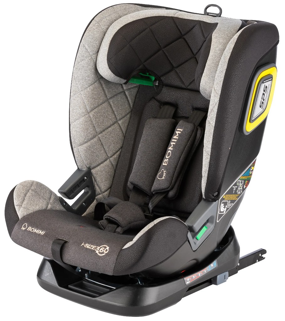 Bomimi IDEAfix I-SIZE 360° 40-150 autosedačka, metalic melange