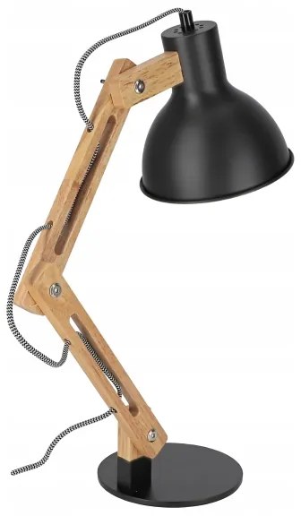 Stolní lampa 1xE27/40W/230V černá
