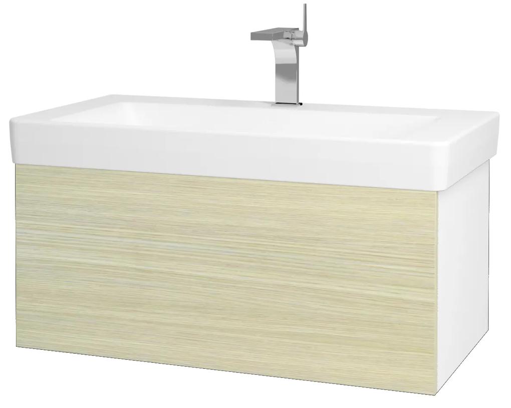 Dřevojas Koupelnová skříň VARIANTE SZZ 85 Varianta: N01 Bílá lesk / IND Individual