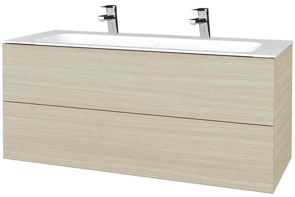 Dřevojas Koupelnová skříňka VARIANTE SZZ2 120 Varianta: N01 Bílá lesk / N03 Graphite