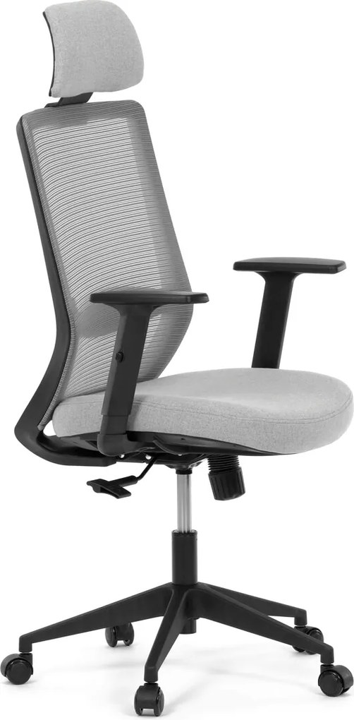 Ergonomická kancelářská židle AURELIE - šedá síťovina