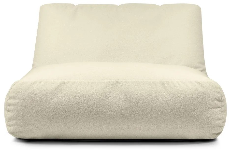 Hnědý sedací vak z textilie bouclé Sofa Tube – SLOWDOWN