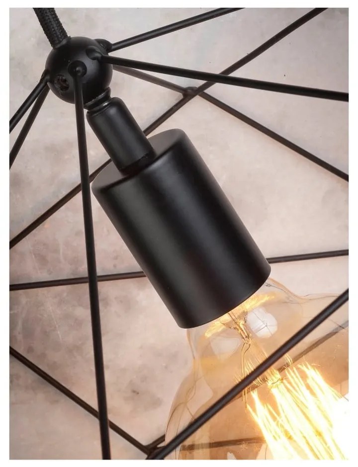 Černé závěsné svítidlo s kovovým stínidlem ø 35 cm Copenhagen – it's about RoMi