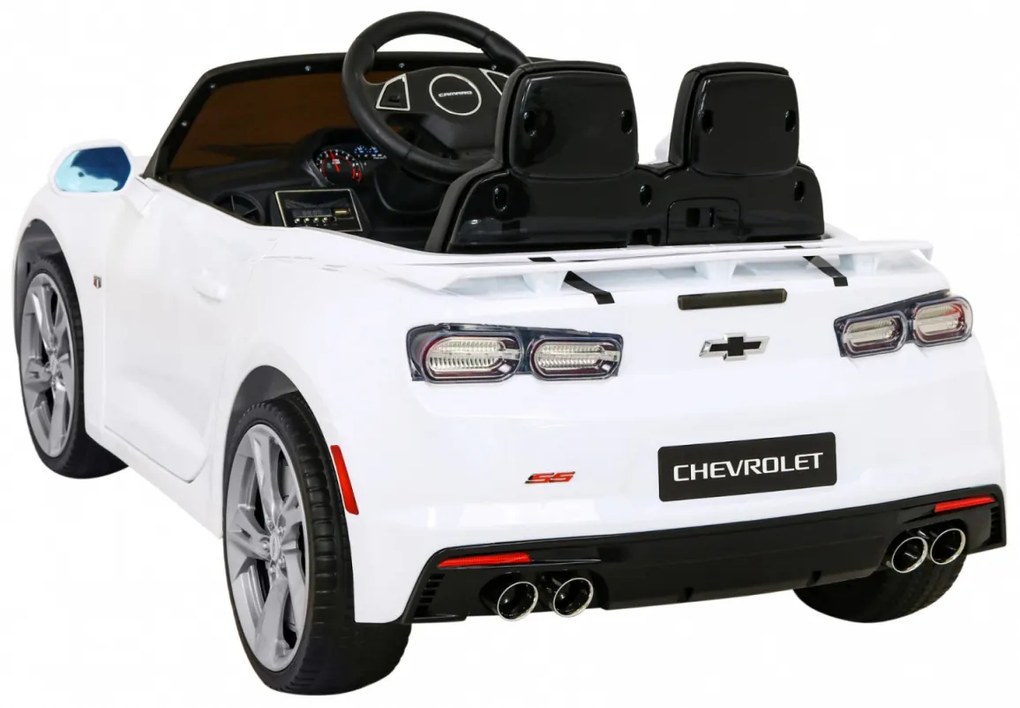 Dětské elektrické auto Chevrolet Camaro Bílé