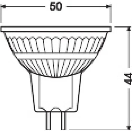 LED žárovka GU5,3 MR16 LEDVANCE PARATHOM 3,8W (35W) teplá bílá (3000K), reflektor 12V 36°