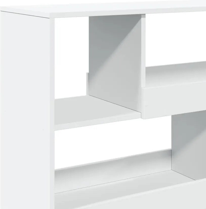 Dělící stěna bílá 100 x 33 x 94,5 cm kompozitní dřevo 3309474