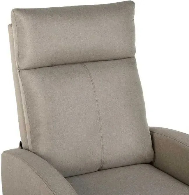 LuxuryForm DESIGN Televizní křeslo RUFO s polohováním - béžové