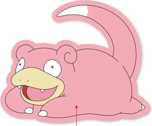 Herding Polštář Pokémon Slowpoke 35cm Vícebarevná