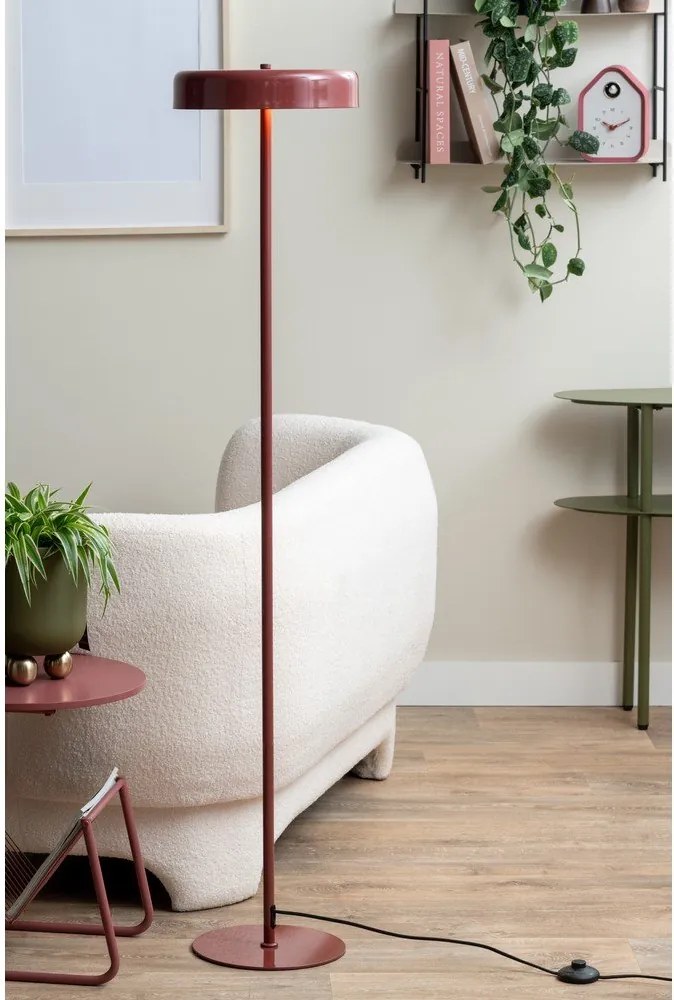 Vínová stojací lampa s kovovým stínidlem (výška 140 cm) Riqueza Palo – Leitmotiv