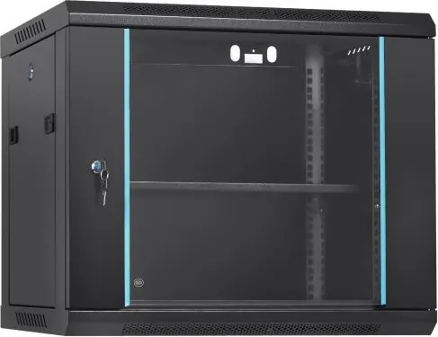 Síťová serverová skříň pro montáž na stěnu 9U, hloubka 39,4 cm
