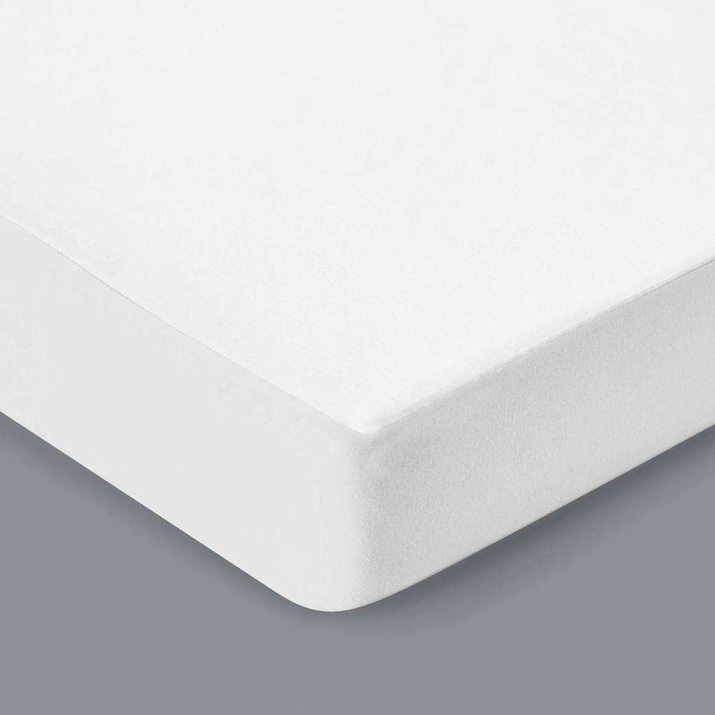 Blancheporte Meltonová absorpční ochrana matrace 200g/m2, 30 cm bílá 90x190cm potah, roh 30cm