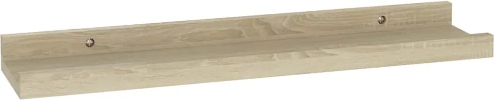 Nástěnné police 4 ks dub sonoma 40 x 9 x 3 cm 326684