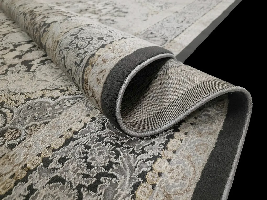 BE Koberec Deluxe 9092 BEIGE - béžový obdélníkový Rozměr: 60x100 cm