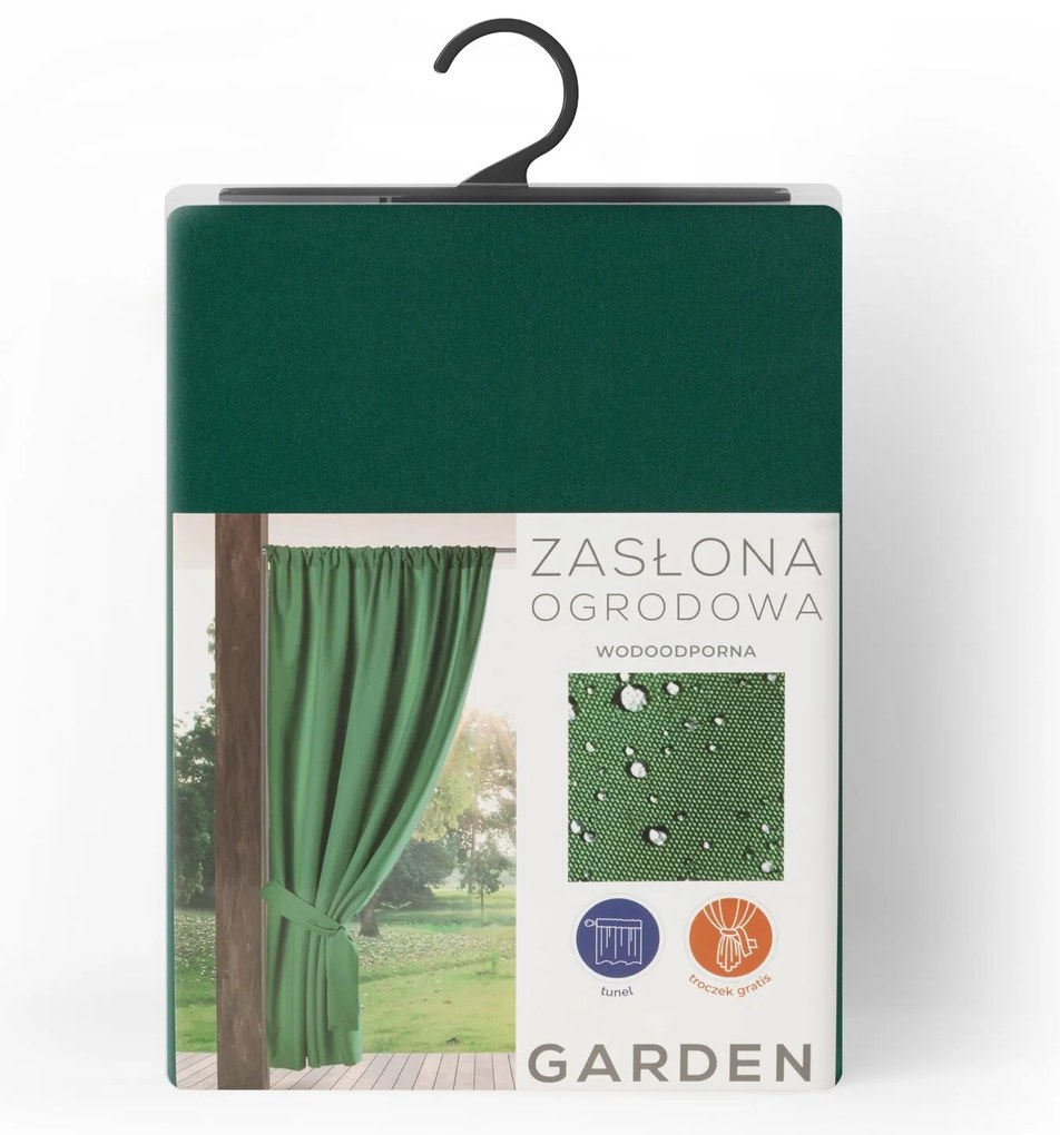 ZAHRADNÍ VODĚODOLNÝ ZÁVĚS NA PÁSCE GARDEN 155X200 CM ZELENÁ