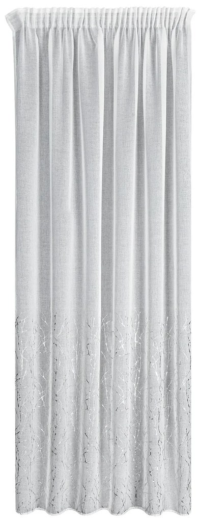 ZÁCLONA NA PÁSCE MELIA 140X270 CM BÍLÁ