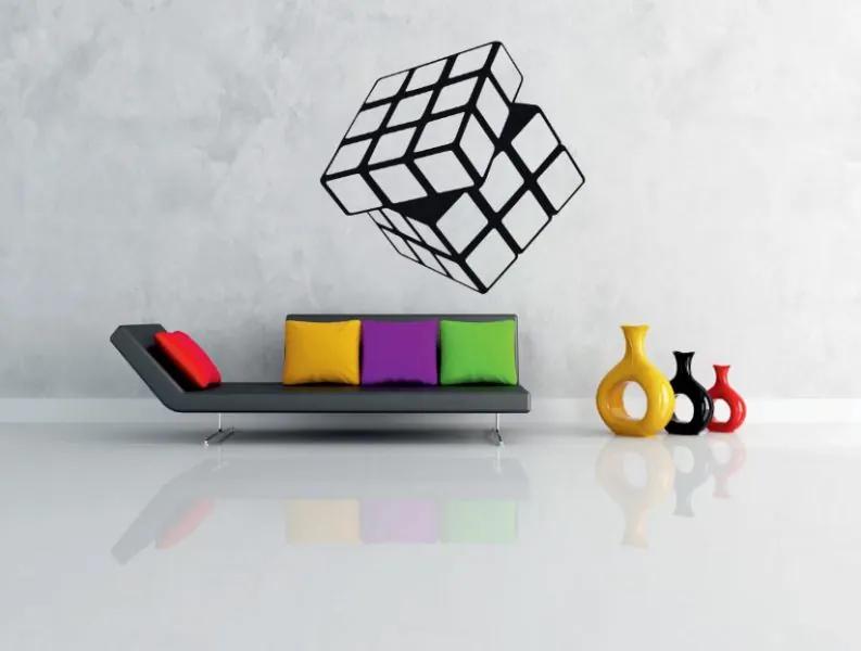 Samolepka na zeď- Rubikova Kostka | BIANO