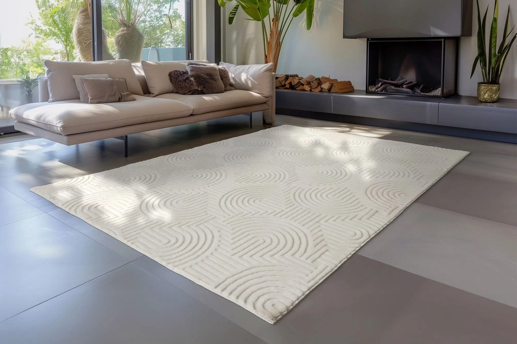 Obsession, Kusový koberec Zen Sei 200 Cream, 200x290, béžová, chodba / předsíň