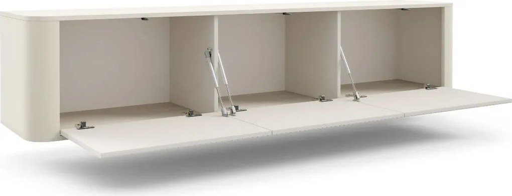Kašmírová závěsná TV skříňka Trenza 200 cm