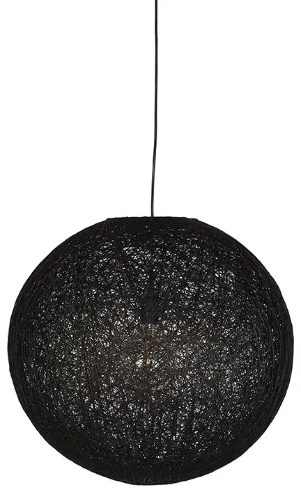 Černé závěsné svítidlo LABEL51 Inlab M, 30 cm