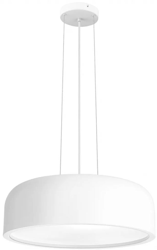 Moderní lustr Perleto (3 x 10 W, Ø 480 mm, matná bílá) NV 526802