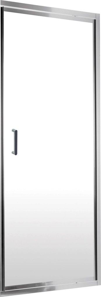 Deante Jasmin Plus, 1-křídlé sprchové dveře 80x200 cm, 5mm čiré sklo, chromový profil, DEA-KTJ_012D