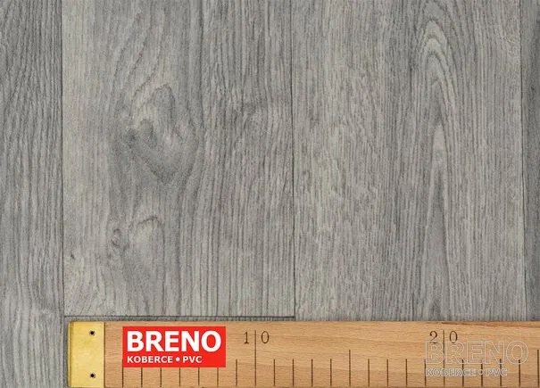 Breno PVC ECOTEX Tavel 574 - šedé dřevo, šíře 300 cm