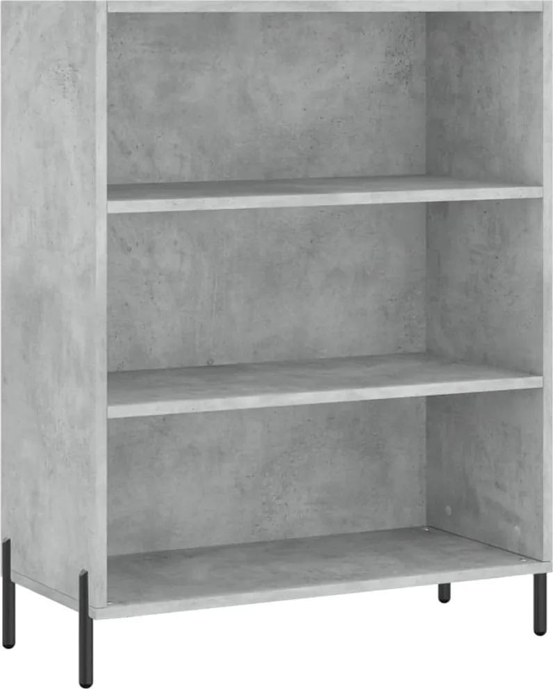 vidaXL Skříň highboard 69,5 x 34 x 180 cm kompozitní dřevo [3196079] Barva: Betonová šedá