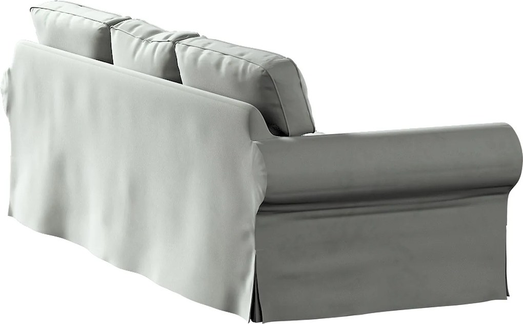 Potah na pohovku IKEA Ektorp 3-místná, nerozkládací barva šedá látka lesklé, sametová