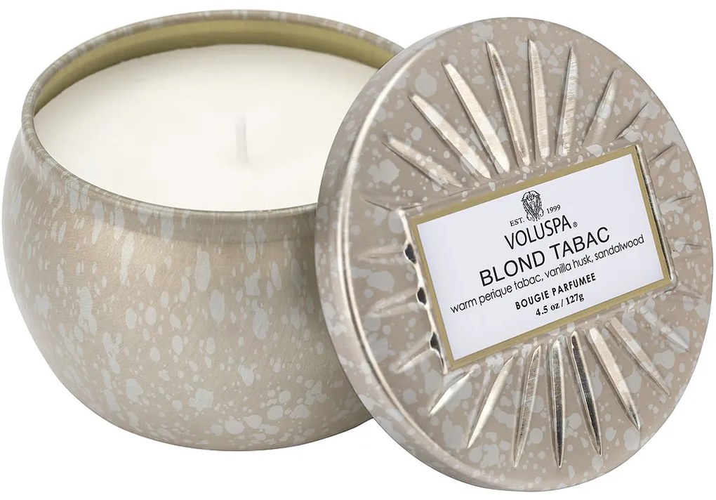 Voluspa – vonná svíčka Blond Tabac (Tabák), 127 g