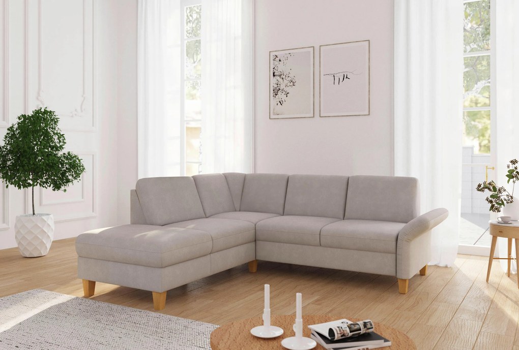 XXXLutz ROHOVÁ SEDAČKA, textil, šedobéžová Sit & More - Sedací soupravy - 000144016150