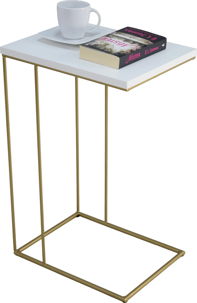 ADRK Furniture Pomocný stolek DRU ADRK-LT-DRU-G-W