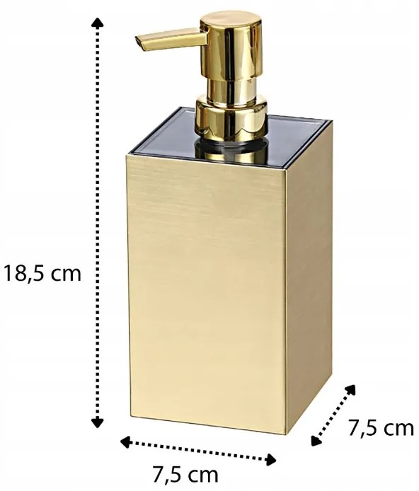 Erga Eldorado, dávkovač mýdla na postavení, zlatá, ERG-SEP-10DOZELDRAGOL