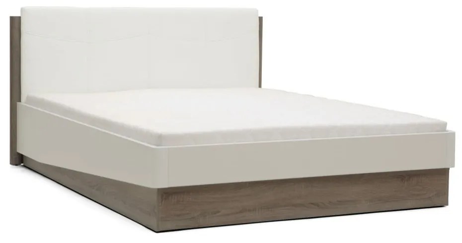 Bílá dvoulůžková postel Mazzini Beds Dodo, 160 x 200 cm