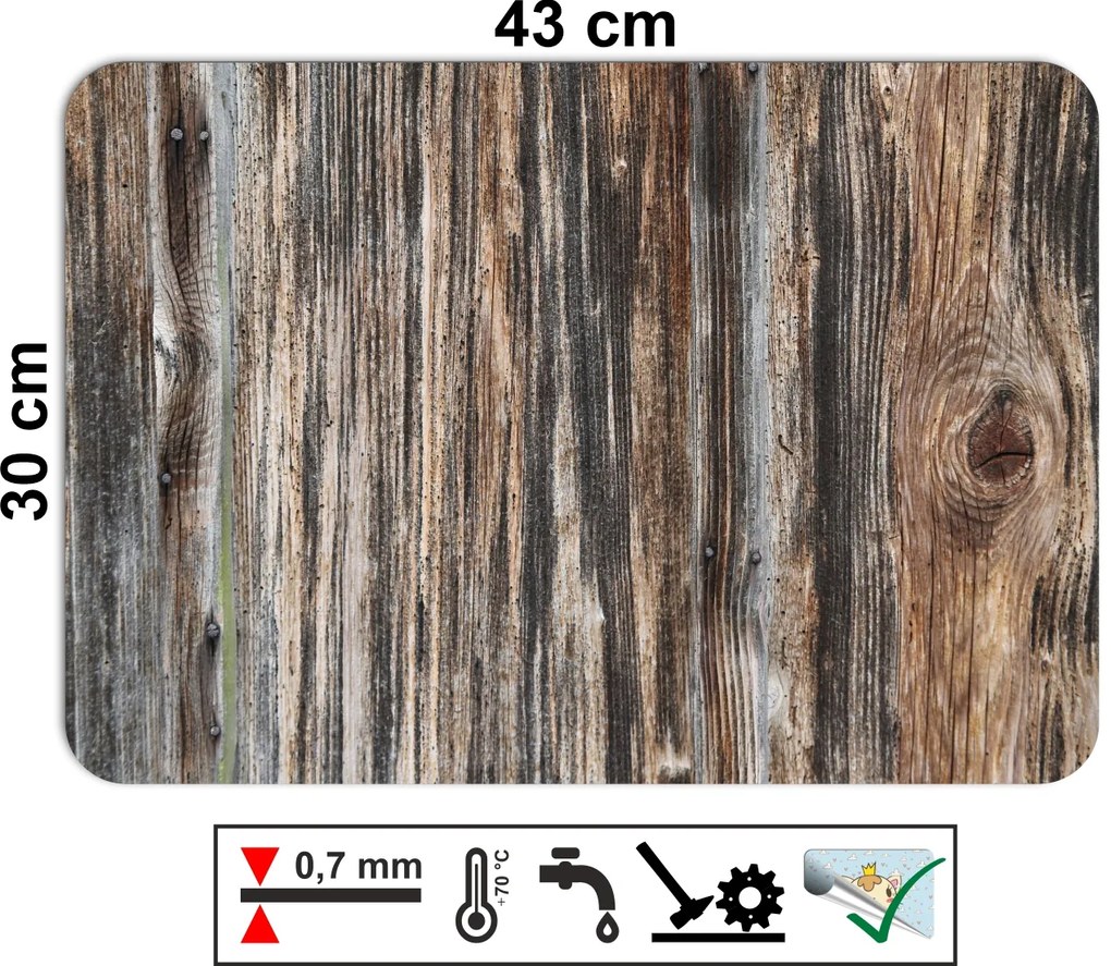 PokojovaDekorace.cz, Prostírání - 114, Imitace dřeva, 43x30cm