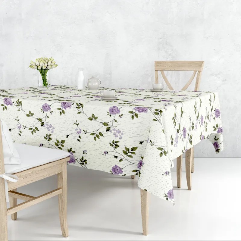 Ubrus PVC Mirabella 6980G - Květiny 140cm x 20m