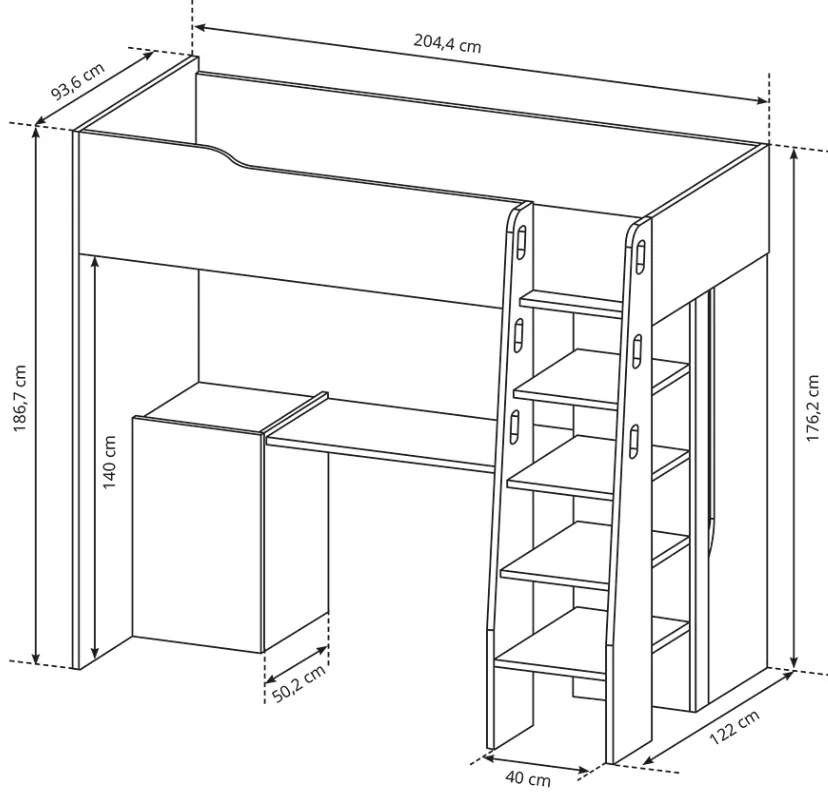 Dětský pokoj 2 BUBU Laski