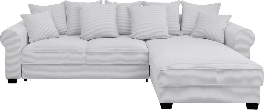 XXXLutz ROHOVÁ SEDAČKA, textil, světle šedá MID.YOU - Sedací soupravy - 002220047324