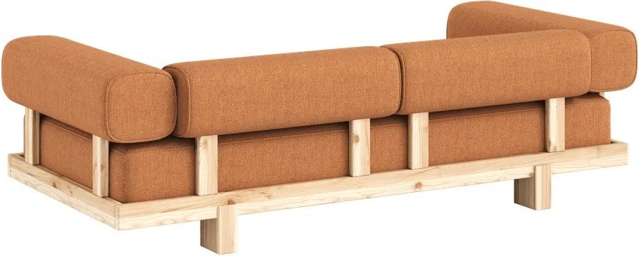 Oranžová pohovka 214 cm Stay – Karup