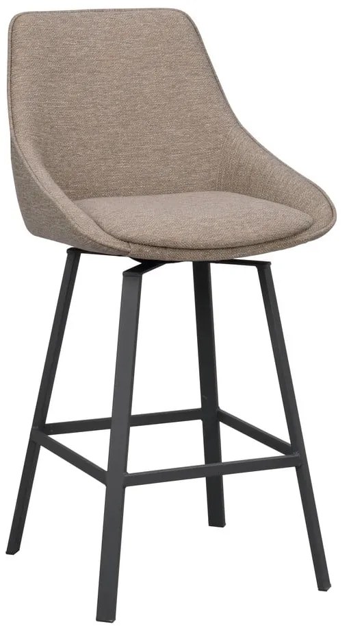 Béžové barové židle v sadě 2 ks (výška sedáku 65 cm) Alison – Rowico