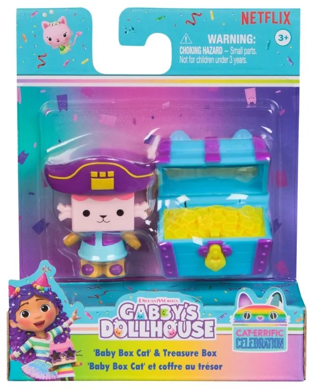Gábinin 6 Druhů Kouzelný Domek Figurky s Doplňkem Varianta: Baby Box Cat & Treasure Box