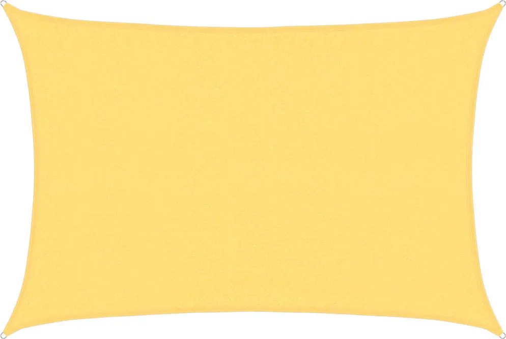 Plachta proti slunci 160 g/m² béžová 3,5 x 4,5 m HDPE 311131