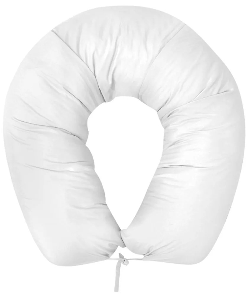 Těhotenský polštář - bílý | 40x170 cm