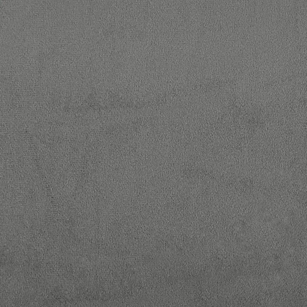 Petromila 2místná pohovka tmavě šedá 140 cm tkanina z mikrovlákna