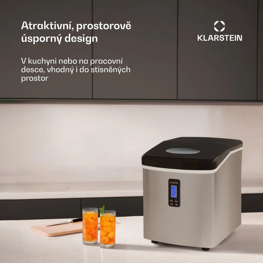 Klarstein Mr. Black-Frost, výrobník ledu, 150 W, černý