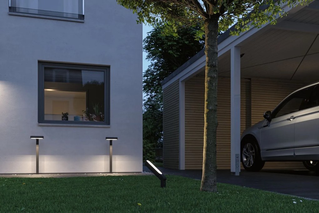 P 94546 Plug & Shine LED stojací svítidlo Ito horizontální orientace IP65 3000K 6W antracit - PAULMANN