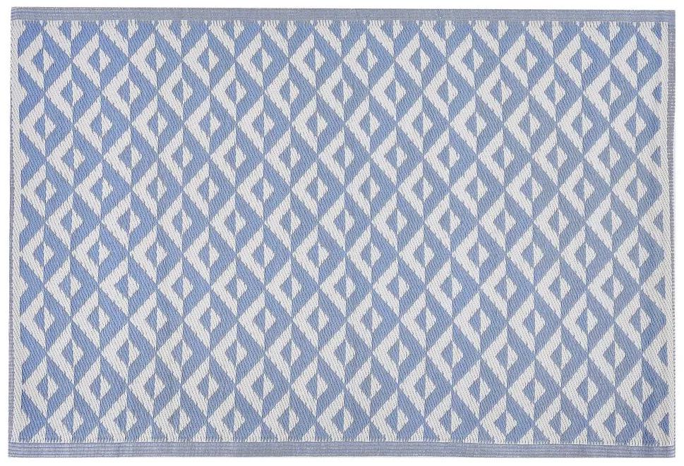 Venkovní koberec 120 x 180 cm modrý BIHAR Beliani