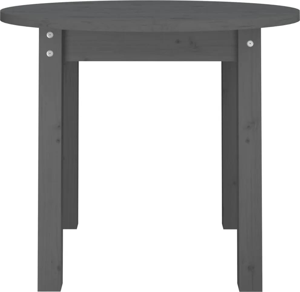 vidaXL Konferenční stolek Ø 55 x 45 cm masivní borové dřevo [822329] Barva: Přírodní