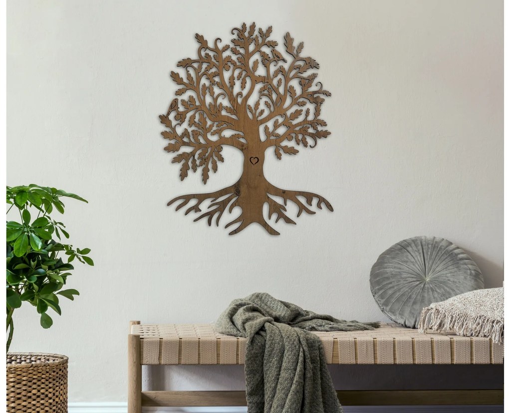 Li-Go "Dub" světelný strom 230V 68x80cm provedení povrchu: dub světlý